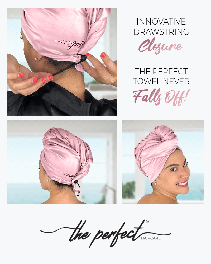 Pink Ultra Fine Microfiber Hair Towel | The Perfect Haircare
